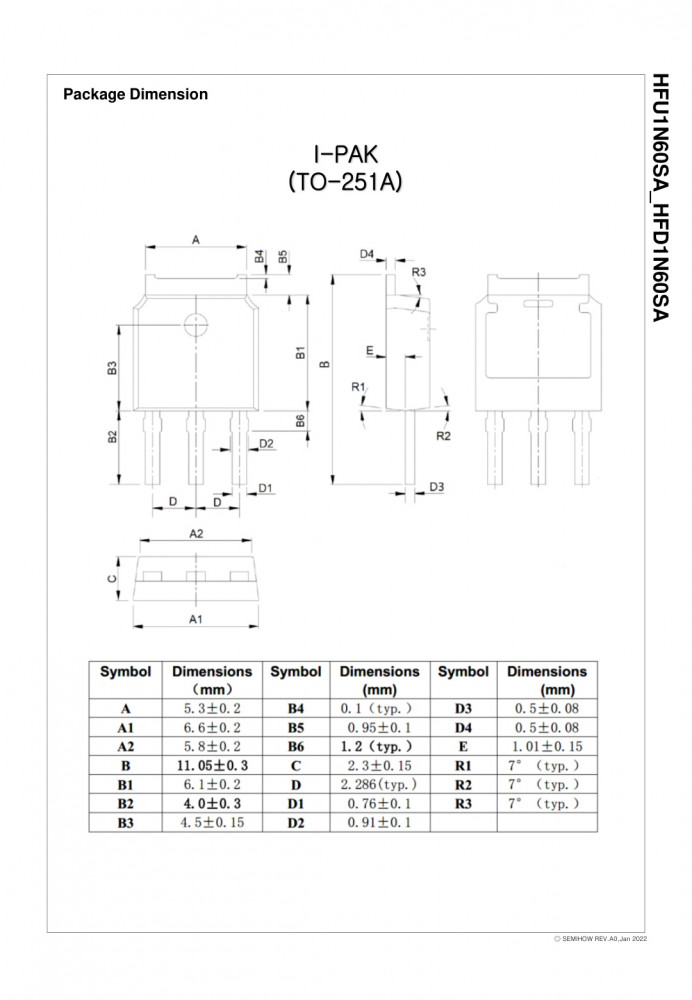 HFD1N60SA datasheet page 7