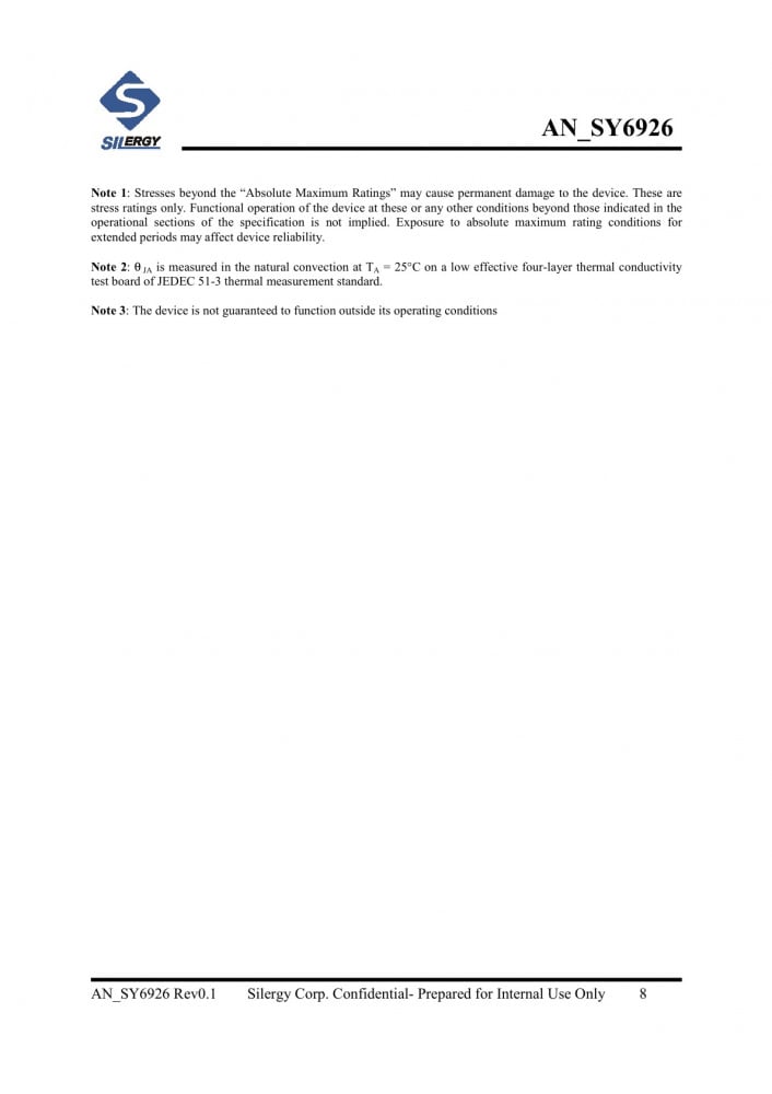 SY6926QYC datasheet page 8