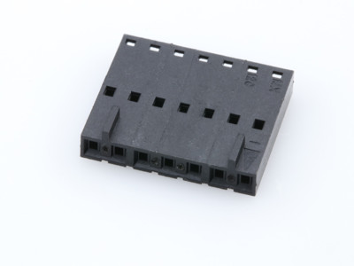 SL Crimp Housing, Single Row, Version A, Non-polarized, 24 Circuits, Black