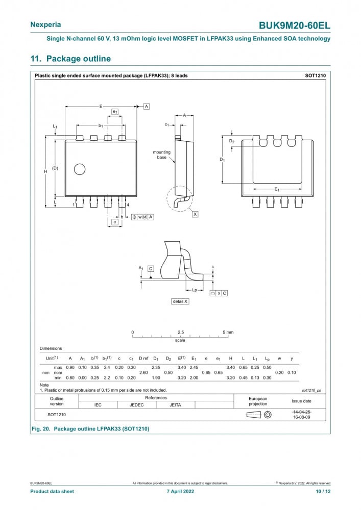 BUK9M20-60EL datasheet page 10