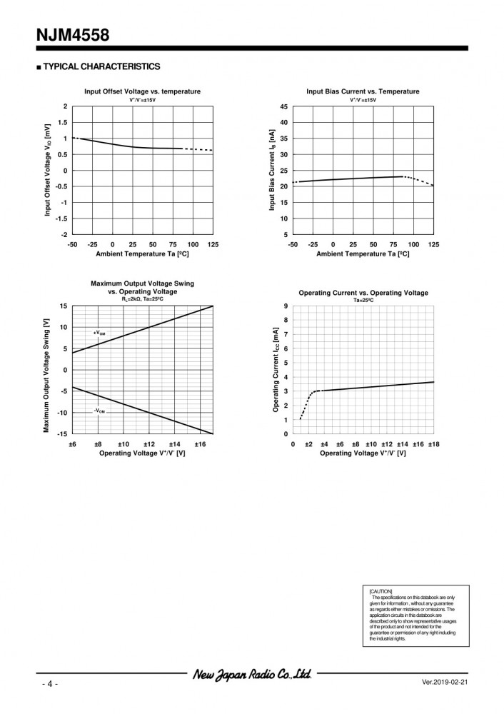 NJM4558D datasheet page 4
