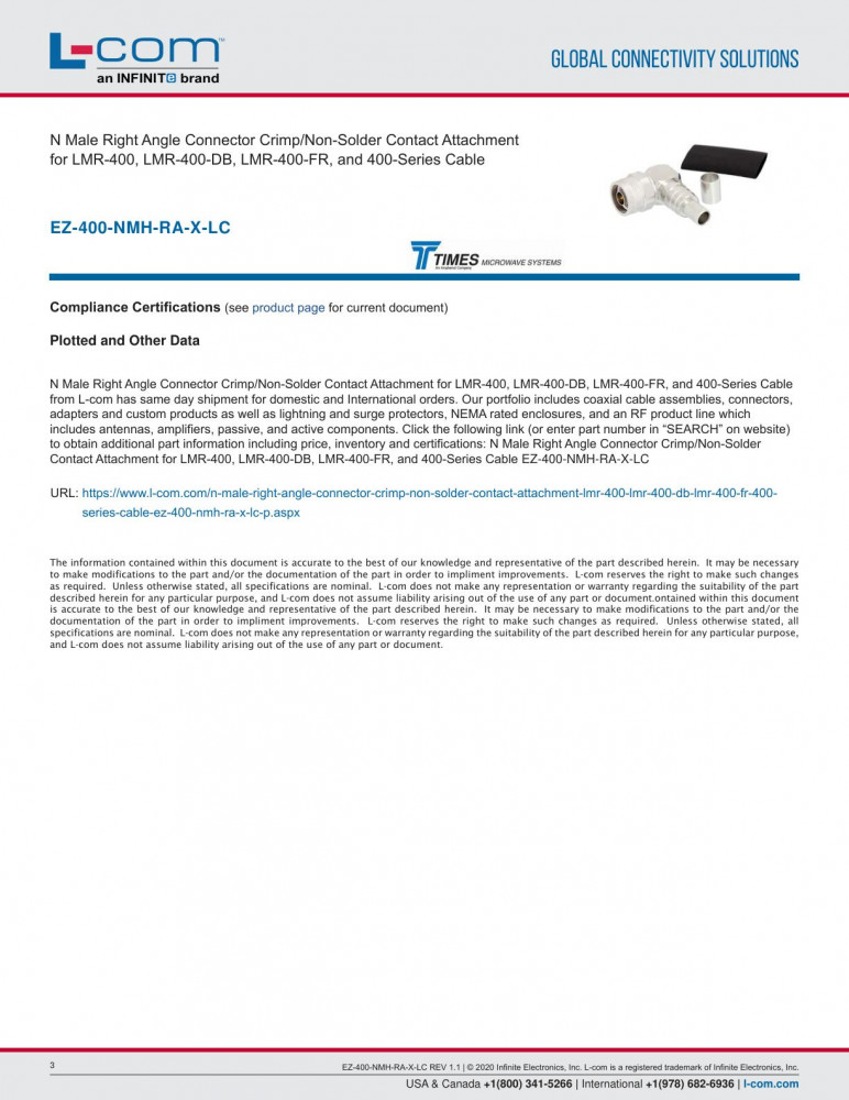 EZ-400-NMH-RA-X-LC datasheet page 3