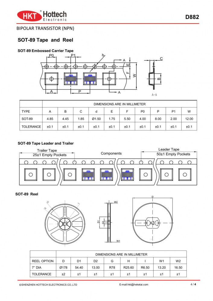 D882 datasheet page 4