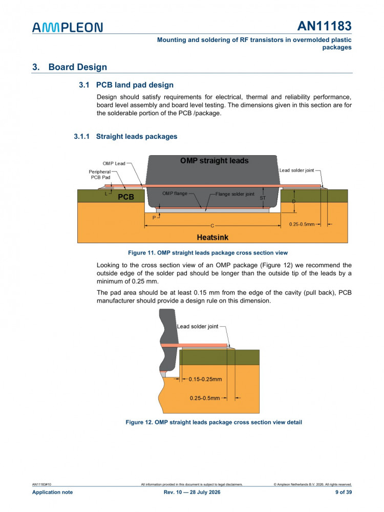 Ampleon mounting application note page 9