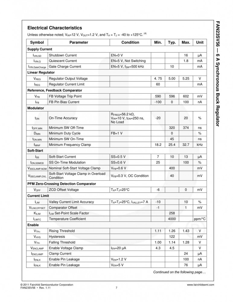 FAN23SV56 datasheet page 8