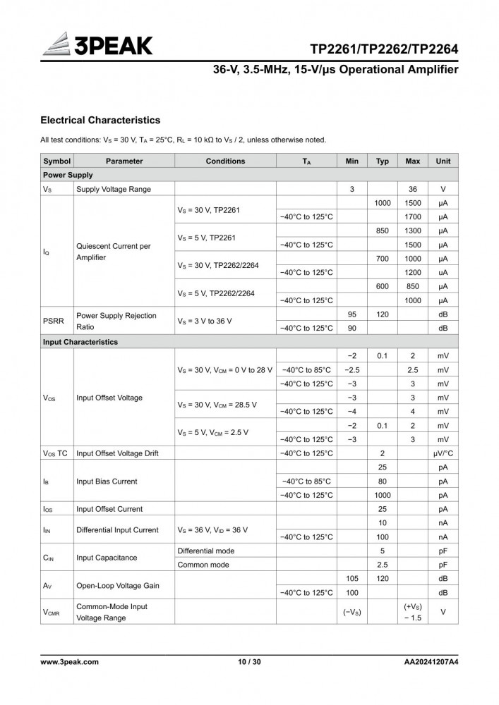 TP2261 datasheet page 10