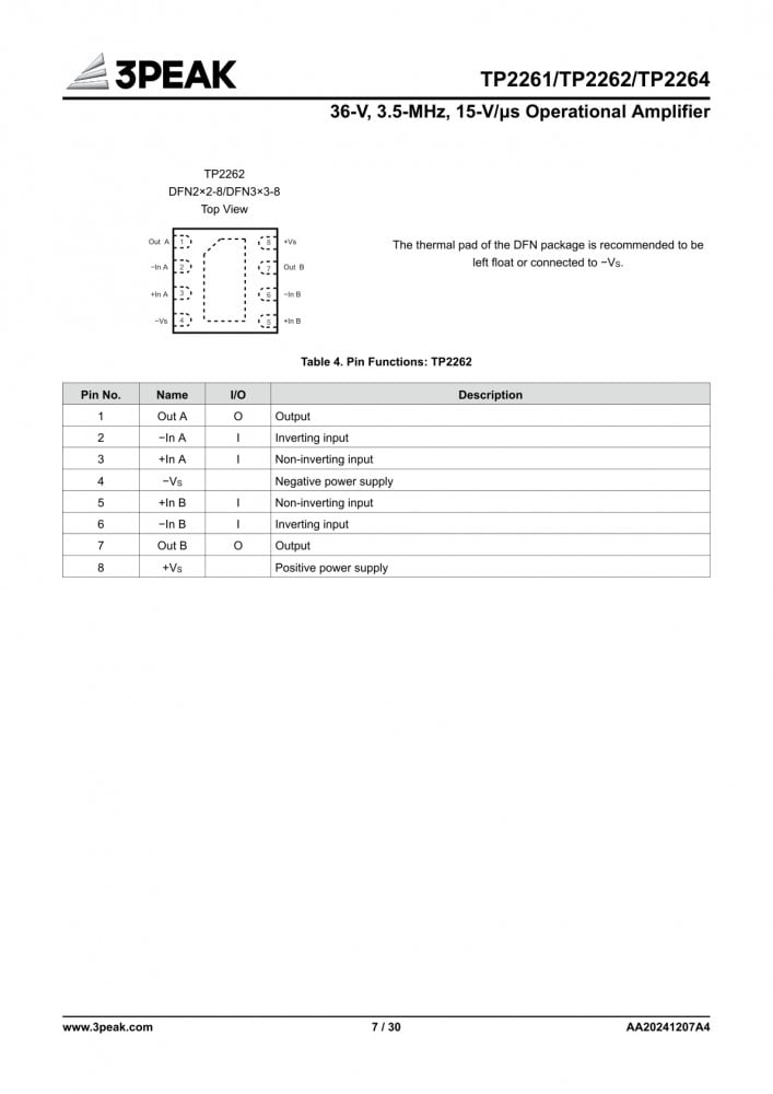TP2261 datasheet page 7
