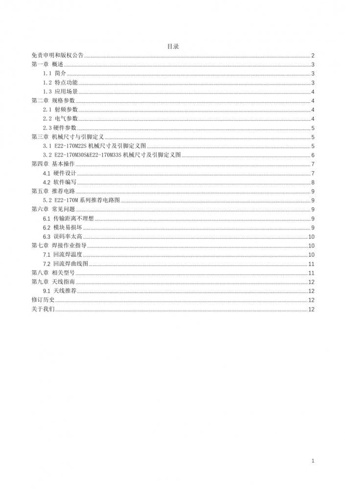 E22-170M33S datasheet page 2