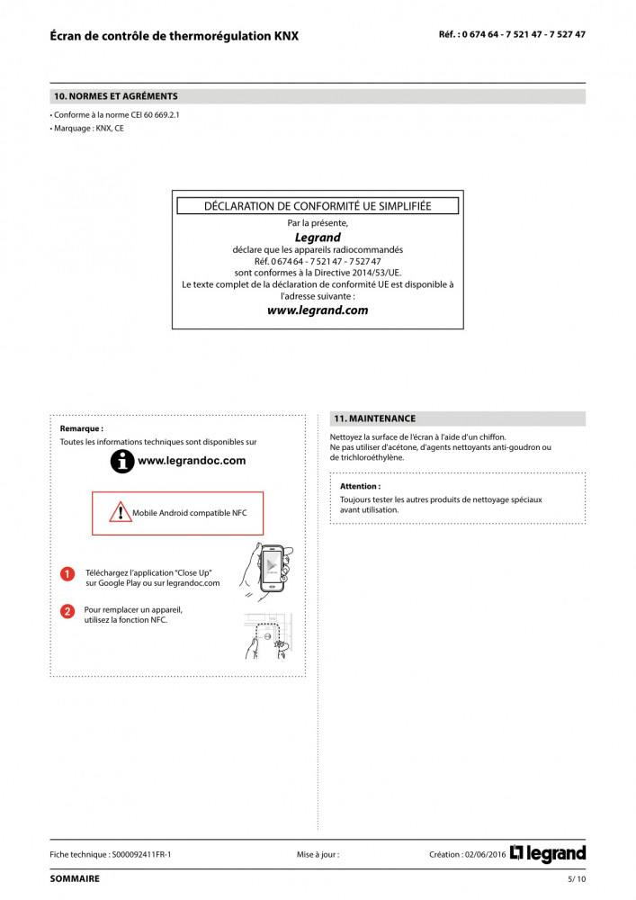 Legrand 067464 technical document page 5