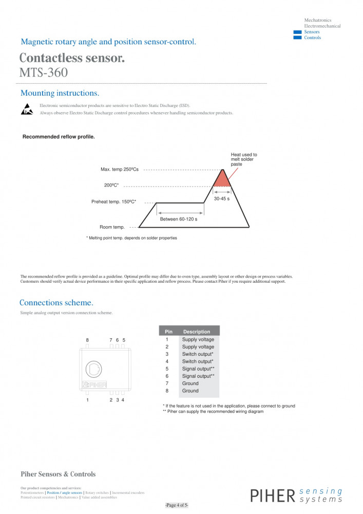 MTS-360 datasheet page 4