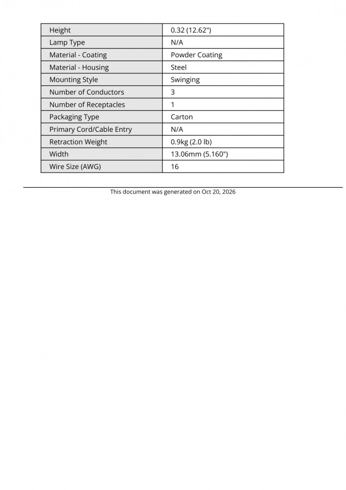 Product documentation page 3 for MOLEX 1300900008