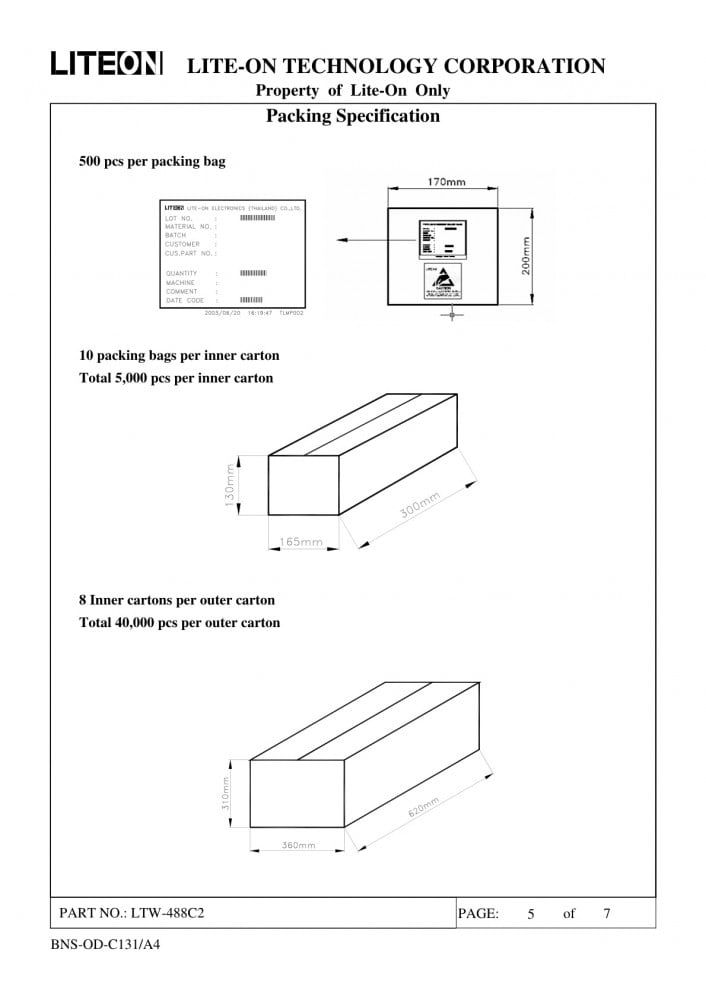 LTW-488C2 datasheet page 5