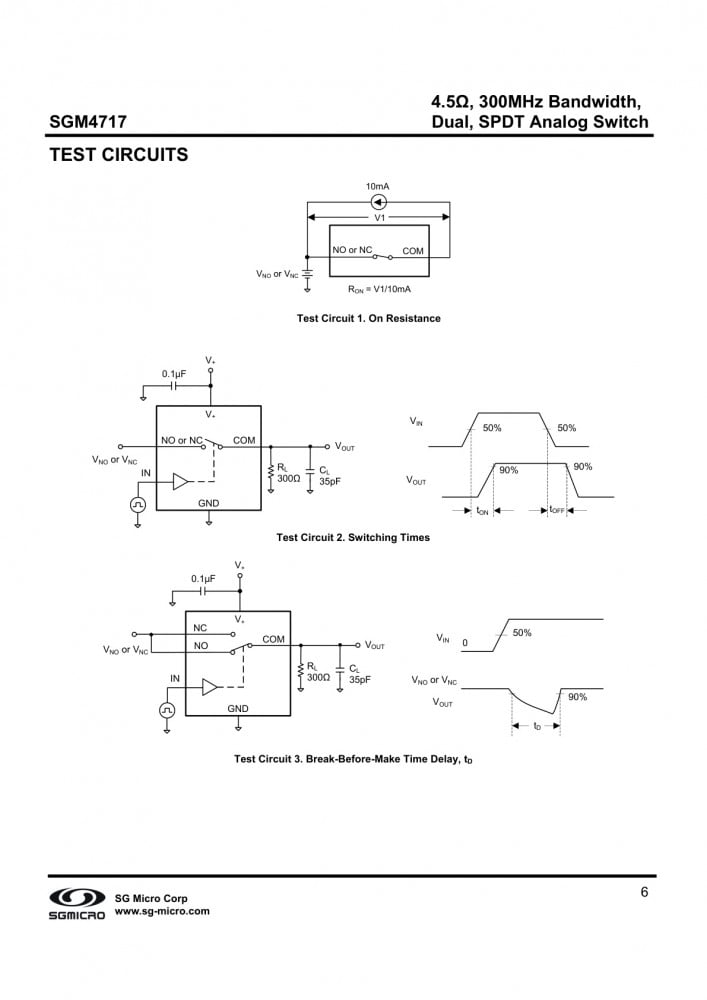 SGM4717YMS/TR datasheet page 6