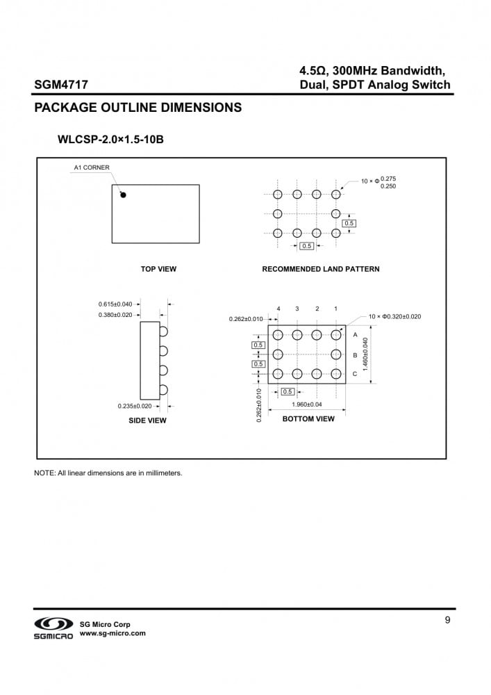 SGM4717YMS/TR datasheet page 9