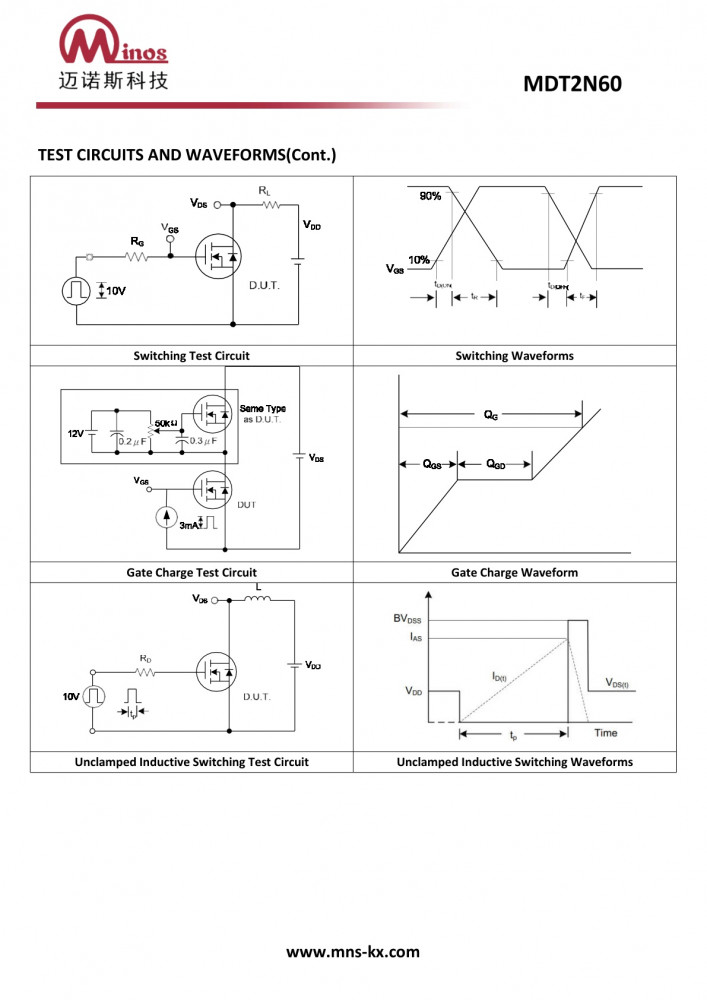 MDT2N60 datasheet page 4
