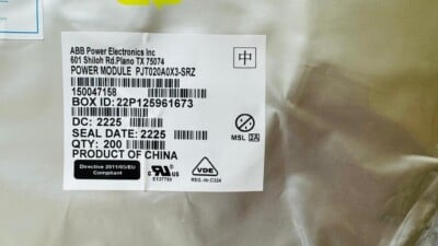 ABB PJT020A0X3-SRZ AC DC Configurable Power Supply Module for sale
