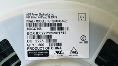 ABB PJT020A0X3-SRZ AC DC Configurable Power Supply Module for sale