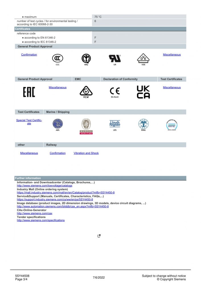 5SY4450-8 technical document page 3