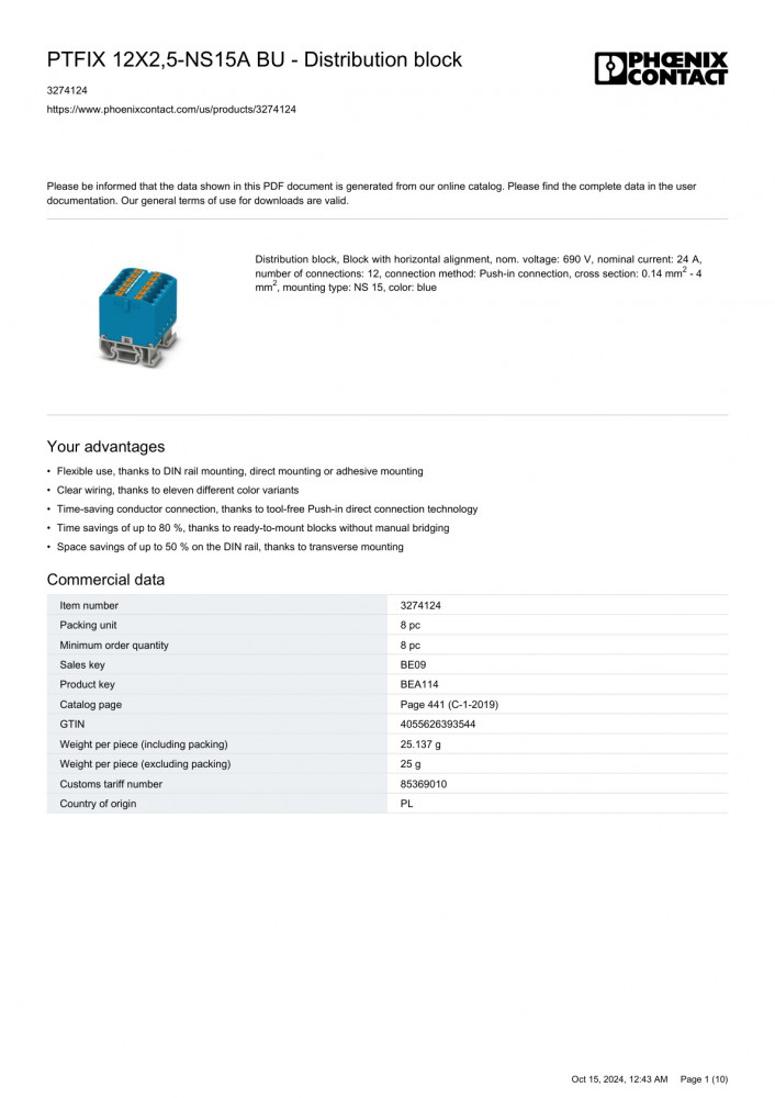 3274124 technical document page 1
