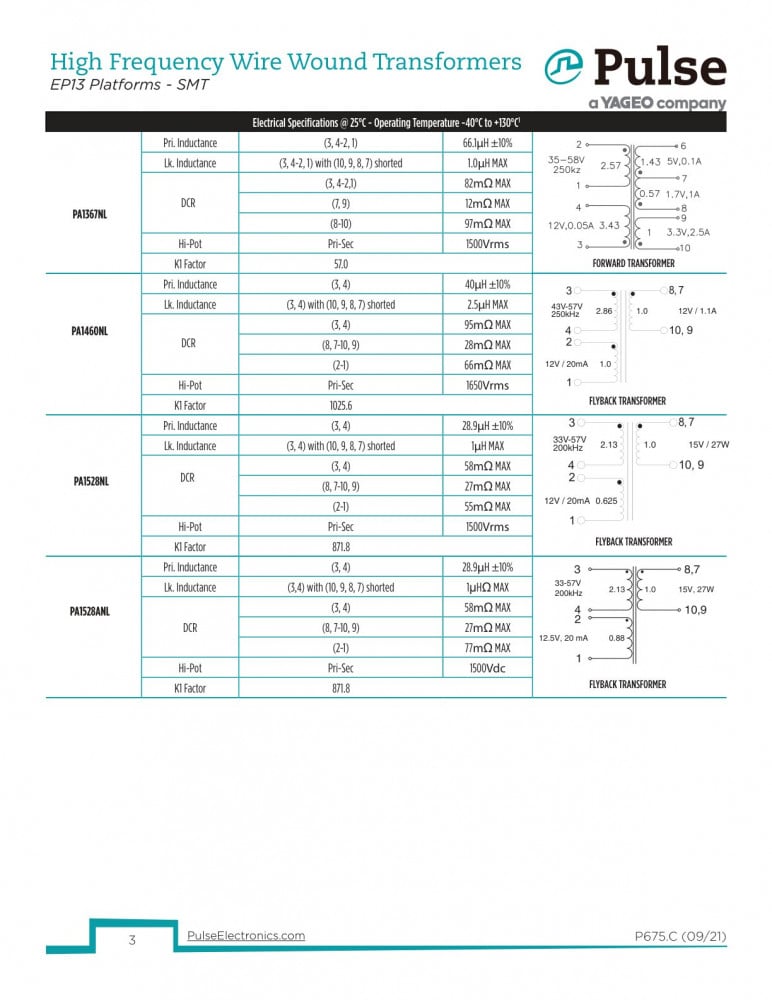 PA1137NLT technical document page 3