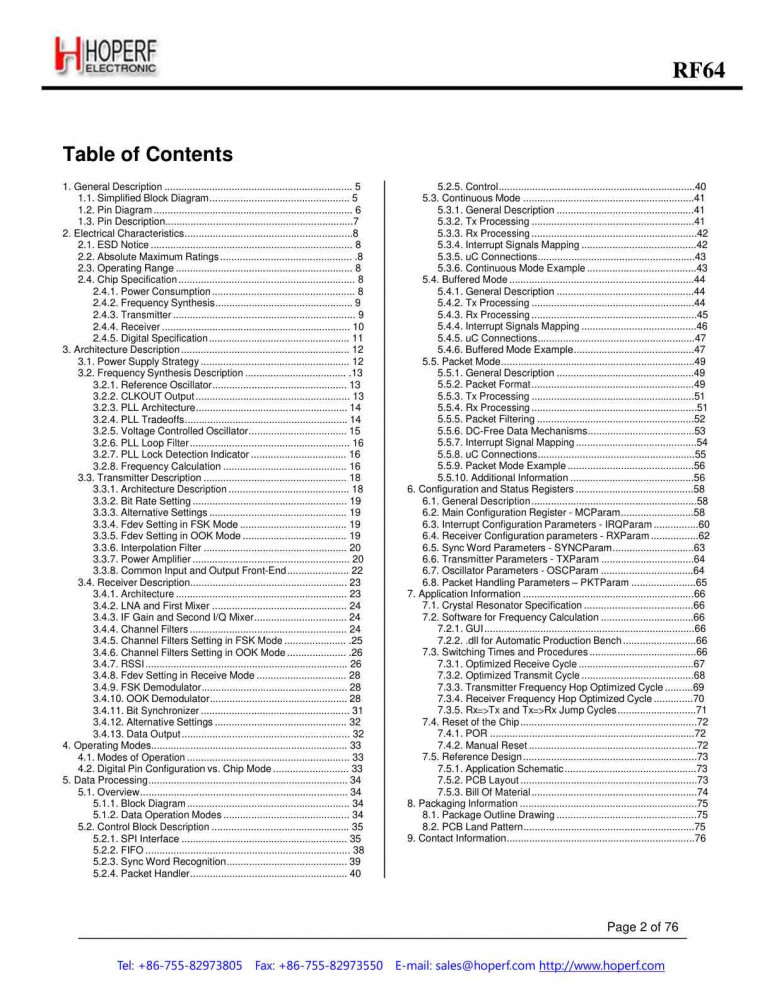 RF64 document page 2