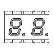 Kingbright ACDA02-41EWA-F01 LED Numeric Display