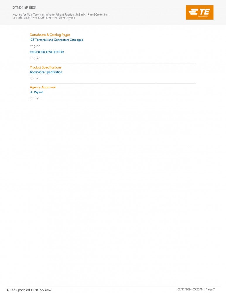 DTM04-6P-EE04 technical document page 7