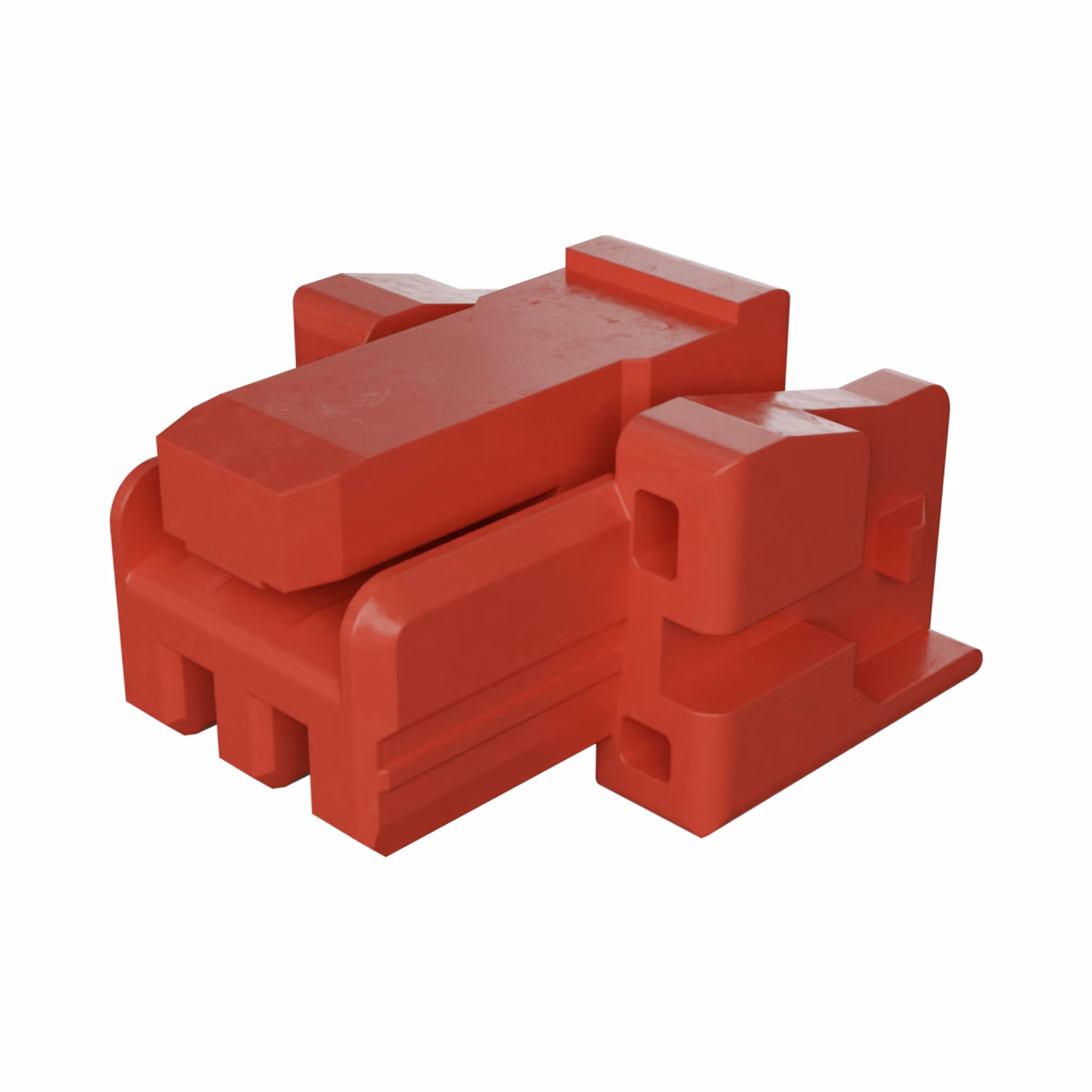 Micro-Lock Plus TPA Type Receptacle Housing, 1.25mm Pitch, Single Row, Positive Lock, 2 Circuits, Red for sale