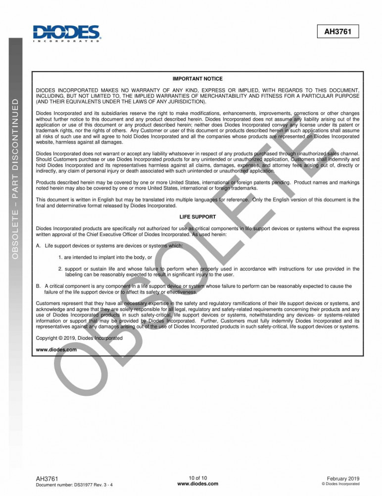 AH3761-WG-7 datasheet page 10