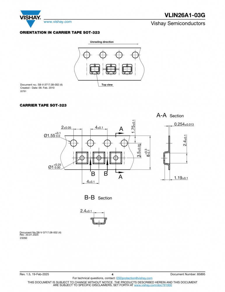 VLIN26A1-03G technical document, page 4