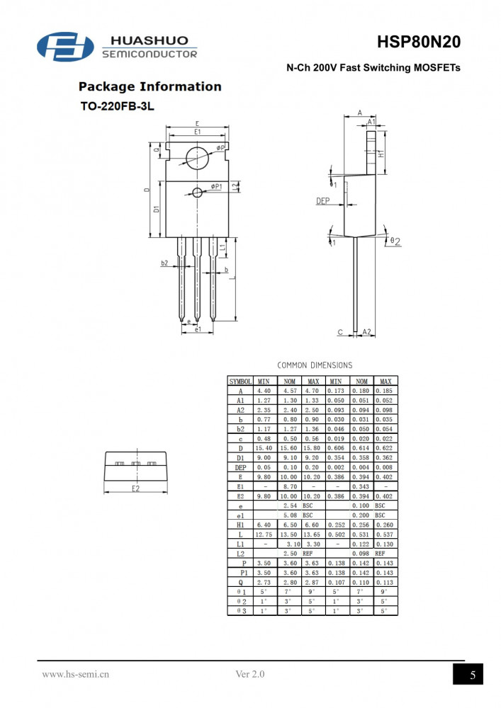 HSP80N20 datasheet page 5