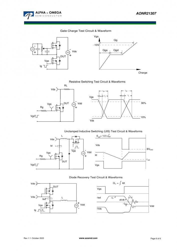 AONR21307 datasheet page 6