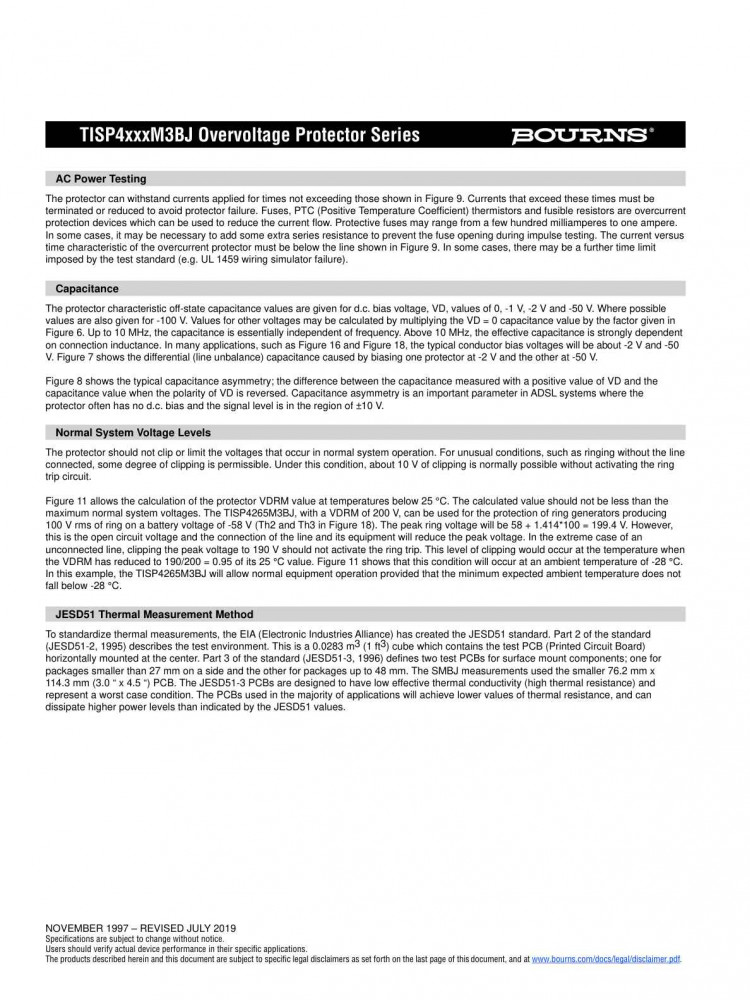 Bourns TISP4145M3BJR-S datasheet page 10