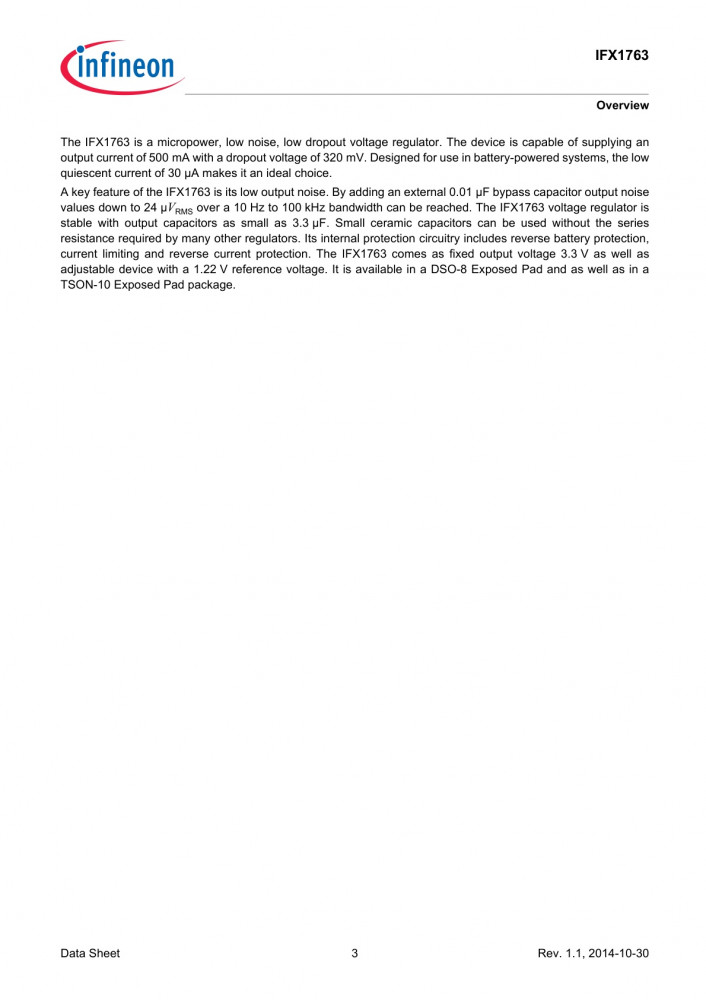 IFX1763 datasheet page 3