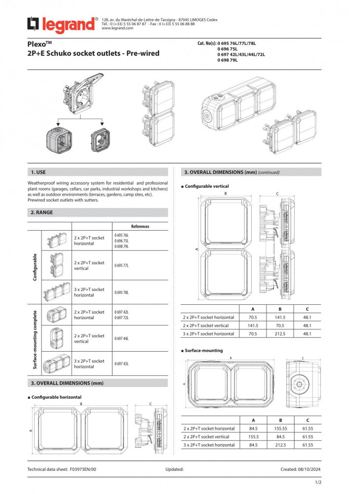Plexo technical document page 1