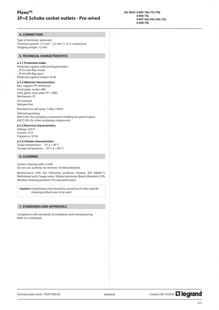 Plexo technical document page 2