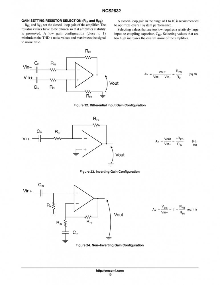 NCS2632 datasheet page 10