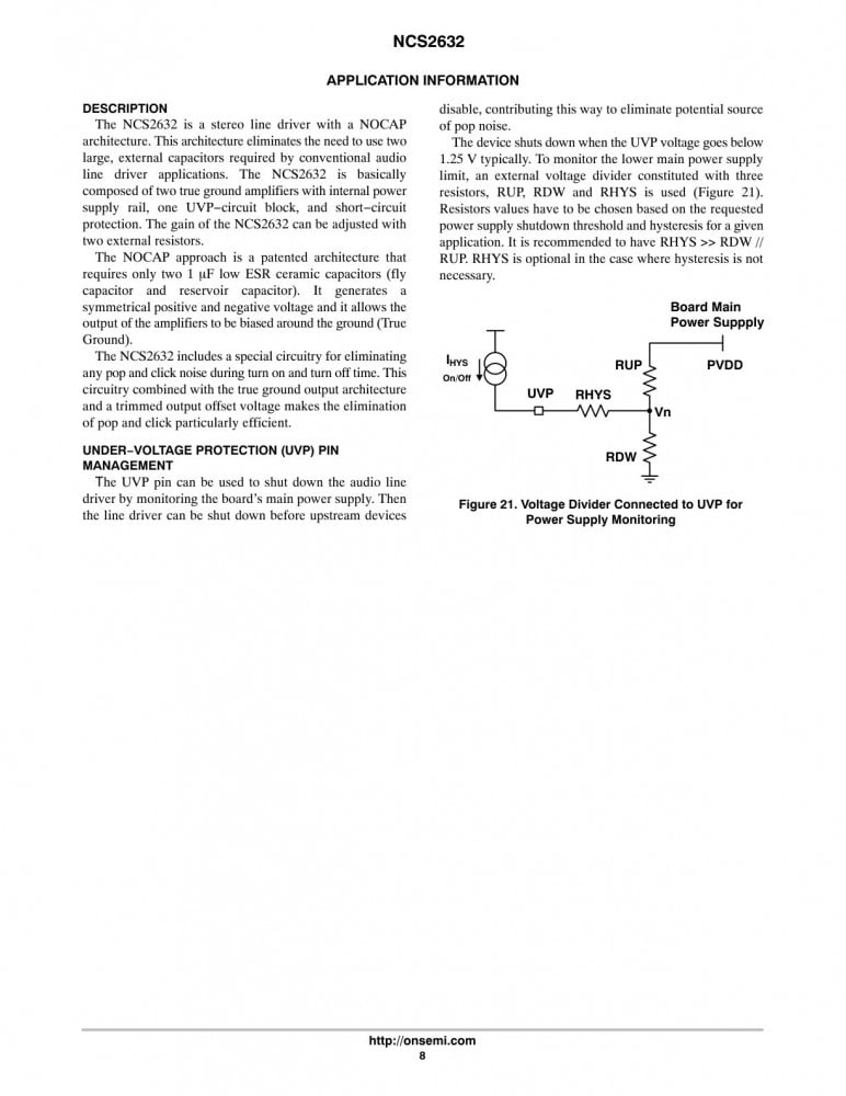 NCS2632 datasheet page 8