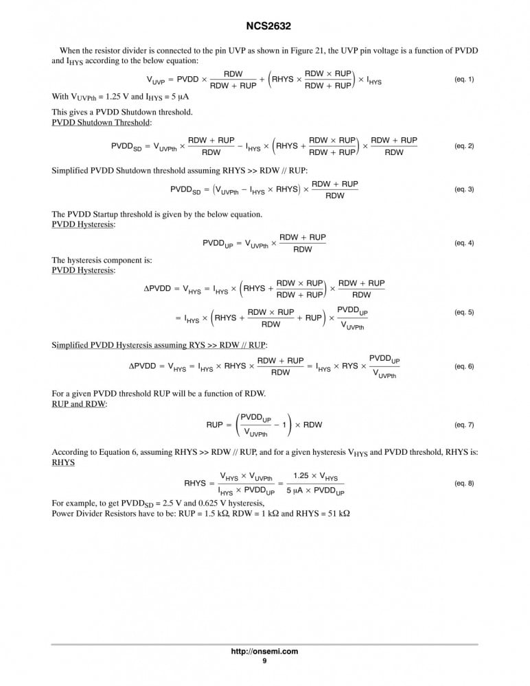NCS2632 datasheet page 9