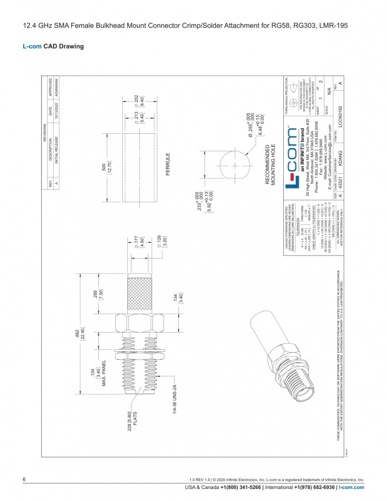 LCCN3192 technical document page 6