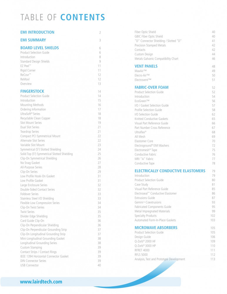 EMI catalog document preview, page 3