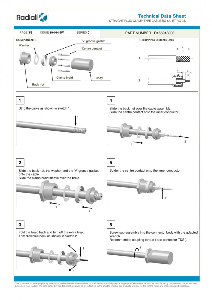 Radiall R166018000 datasheet page 3