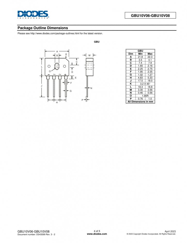 GBU10V06-TU datasheet page 4