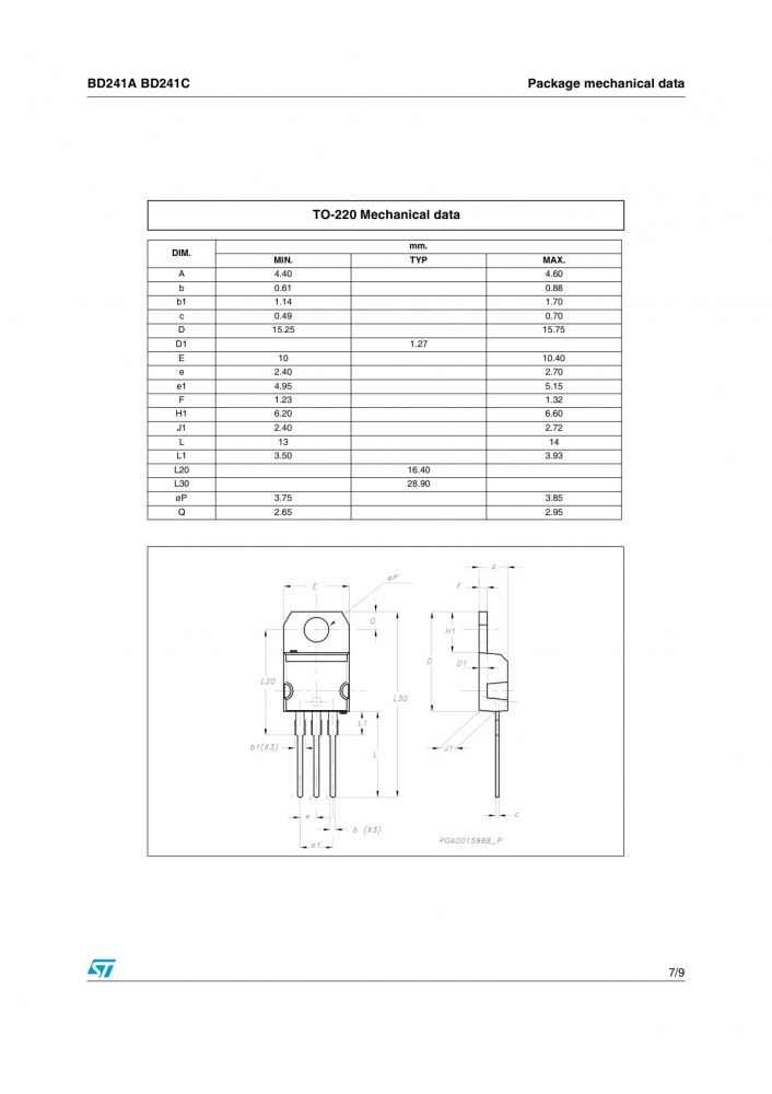 BD241C datasheet page 7