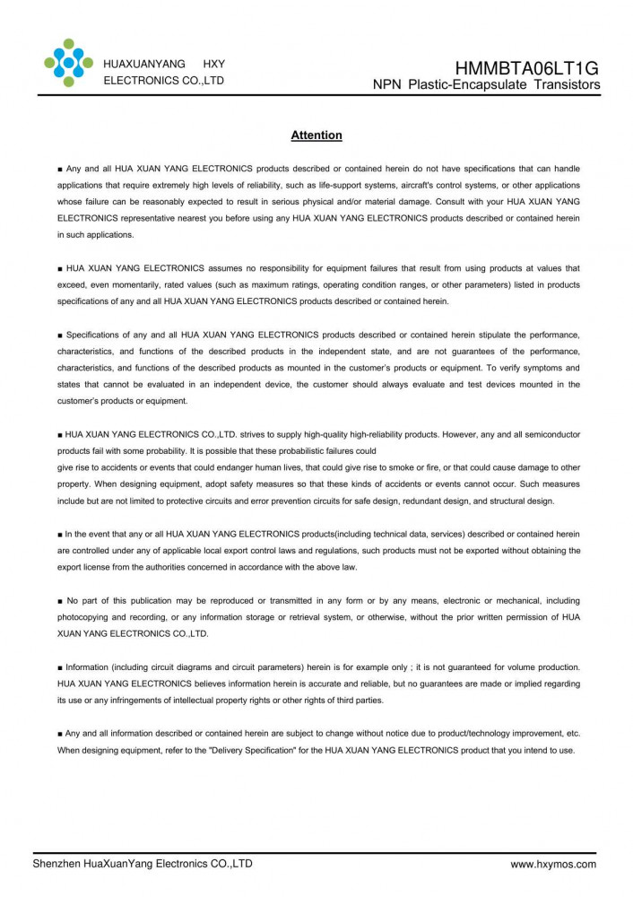 HMMBTA06LT1G datasheet page 5