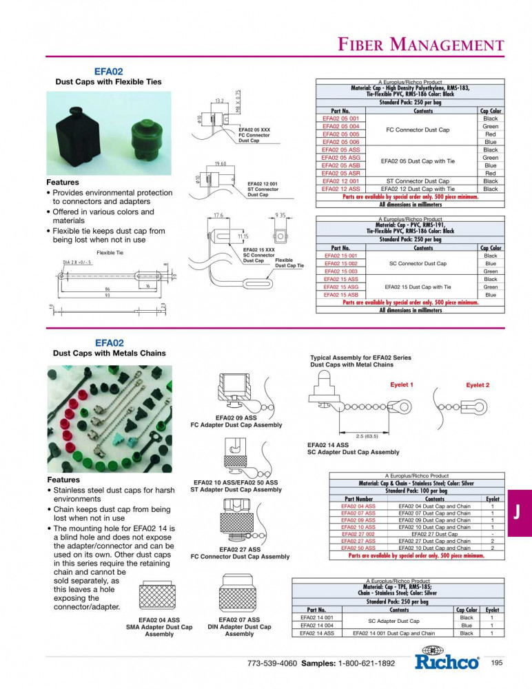 EFA02 series product documentation image