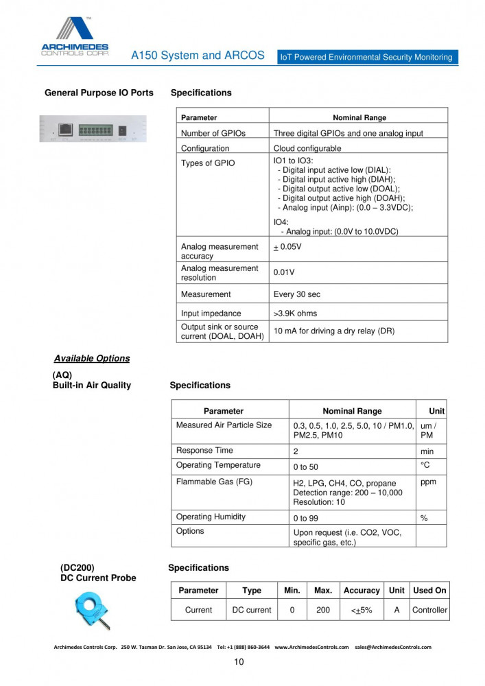 Product document page 10