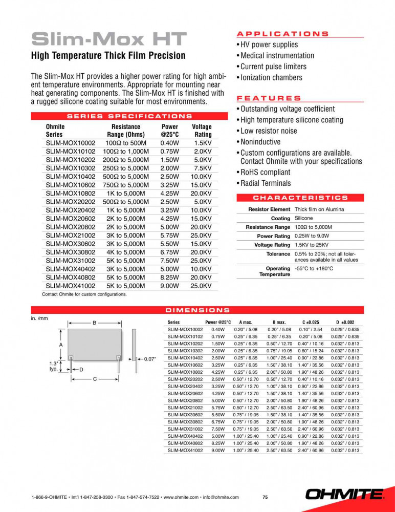 Ohmite Slim-Mox documentation page 3