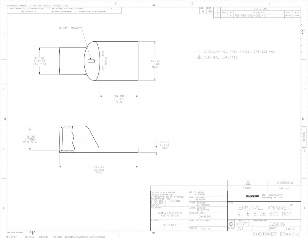 TE Connectivity 2-325806-2 technical drawing preview