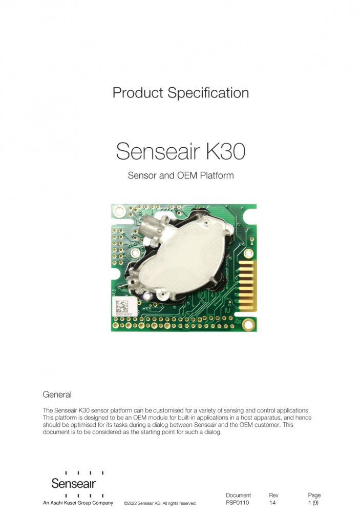 Technical document page 1